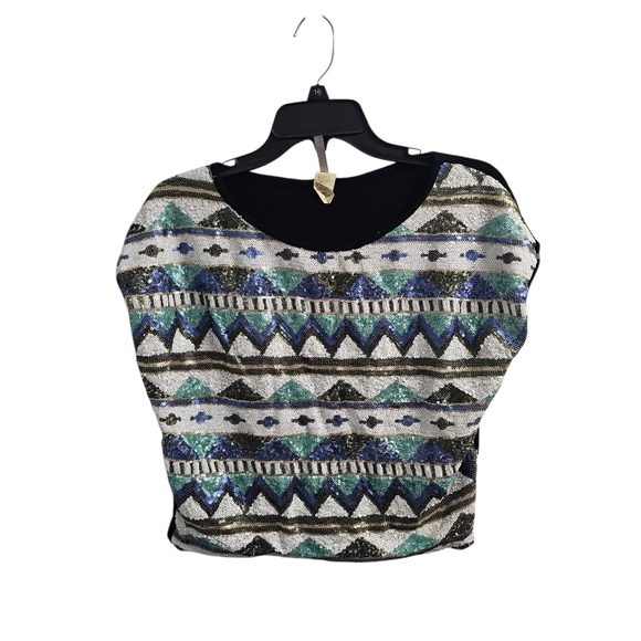 B_Envied | Tops | B Envied Vintage Y2k Sequin Top Small White Black ...